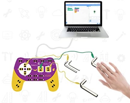 Robobloq Feelin Code (İletken Nesneleri, Klavye - Touchpad gibi Kullanın!) - Robot Sepeti